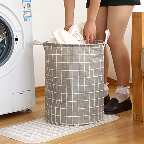 Large Storage Basket with Handle Collapsible Saving Space Laundry Basket Foldable Waterproof Basket for Home
