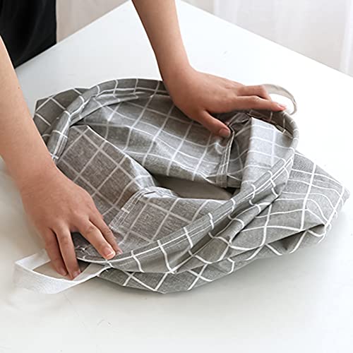 Large Storage Basket with Handle Collapsible Saving Space Laundry Basket Foldable Waterproof Basket for Home