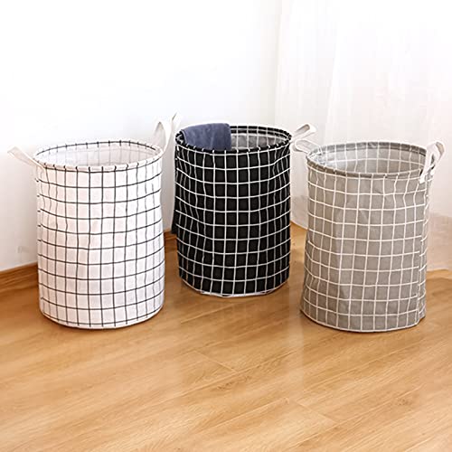 Large Storage Basket with Handle Collapsible Saving Space Laundry Basket Foldable Waterproof Basket for Home