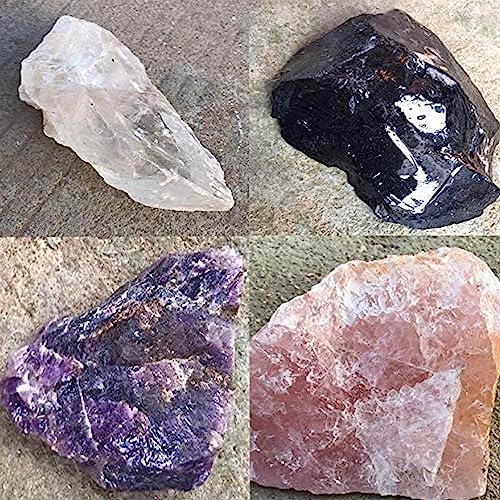 GPPSUNGD Crystal Glass Water Bottle Natural Crystal Energy Bottle with Gemstone Center Crystal Elixir Bottle for Healing and Wellness (Purple)