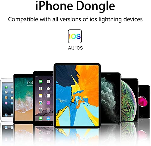 Lightning to 3.5mm Headphones Jack Adapter for iPhone, iPhone Headphones Adapter Dongle Aux Audio Charger Splitter Compatible with iPhone 12/11/XS/XR/X 8 7,iPad-Support All iOS [Apple MFi Certified]