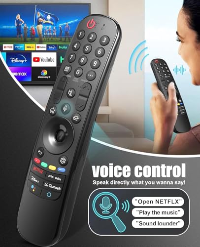 AZMKIMI Remote Control Replacement for LG MR22GA MR21GA Magic Smart TV LCD LED 3D HDTV Most 2021 2022 TVs Smart TVs (Voice Search)