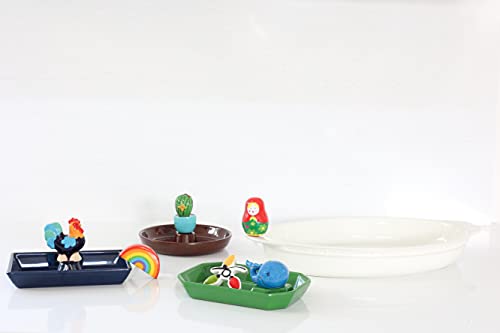 Nora Fleming Hand-Painted Mini: Cock a Doodle Doo (Rooster) A267
