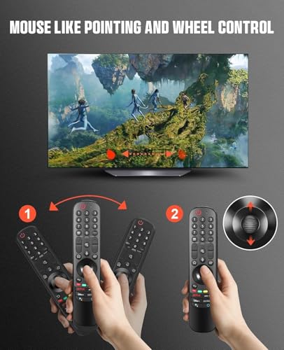 AZMKIMI Remote Control Replacement for LG MR22GA MR21GA Magic Smart TV LCD LED 3D HDTV Most 2021 2022 TVs Smart TVs (Voice Search)