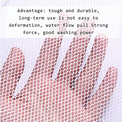 ACTTGGJ Set of 4 Heavy Duty Large ＆ Small Mesh Laundry Bags with Drawstring Mesh Wash Bags for Laundry，Durable Delicates Travel Organizer Bag for Washing Machine，Baby Washer Bag，Socks Bag (Coarse Mesh)