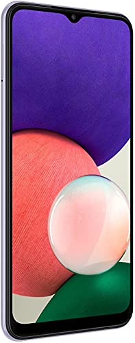 Samsung Galaxy A22 5G (SM-A226B/DS) Dual SIM 128GB/ 8GB RAM, 6.6” GSM Unlocked International Version - No Warranty - Violet