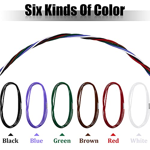 6 Pieces Trash Can Bands for 94-96 Gallon Garbage Cans, Cans Perimeter from 102 Inches to 150 Inches, Garbage Can from 60 Gallon to 98 Gallon, 6 Colors