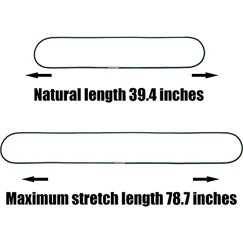 6 Pieces Trash Can Bands for 94-96 Gallon Garbage Cans, Cans Perimeter from 102 Inches to 150 Inches, Garbage Can from 60 Gallon to 98 Gallon, 6 Colors