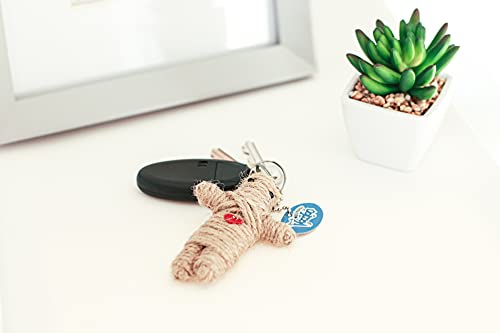 Watchover Voodoo - String Voodoo Doll Keychain – Novelty Voodoo Doll for Bag, Luggage or Car Mirror - Wine-O Woman Voodoo Keychain, 5 inches