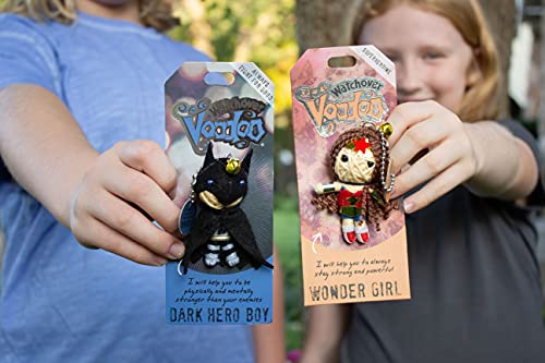 Watchover Voodoo - String Voodoo Doll Keychain – Novelty Voodoo Doll for Bag, Luggage or Car Mirror - Wine-O Woman Voodoo Keychain, 5 inches