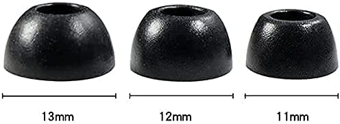 ALXCD Foam Eartips Compatible with Beats Studio Buds, Small Medium Large 3 Sizes 6 Pairs Soft Memory Foam Earbud Tips Replacement Foam Tips, Compatible with Beats Studio Buds 6 Pairs SML Black