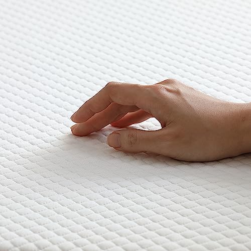 Furinno Tidur Cooling Gel Memory Foam Mattress, 8 Inch, Twin, White