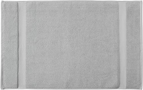 Amazon Aware 100% Organic Cotton Bath Mat - 20 x 31-Inches, Light Gray