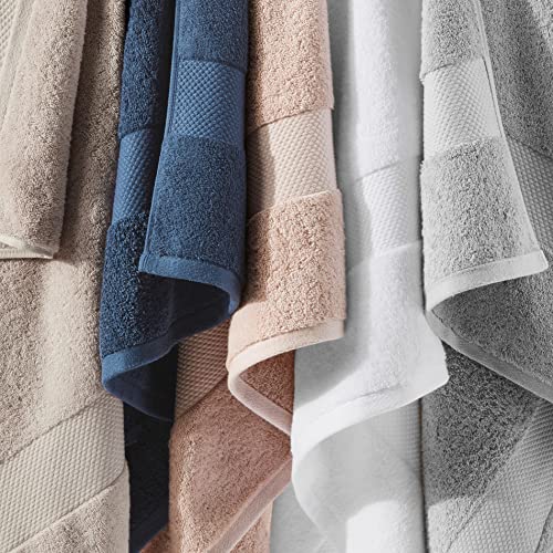 Amazon Aware 100% Organic Cotton Plush Bath Towels - 6-Piece Set, Blush