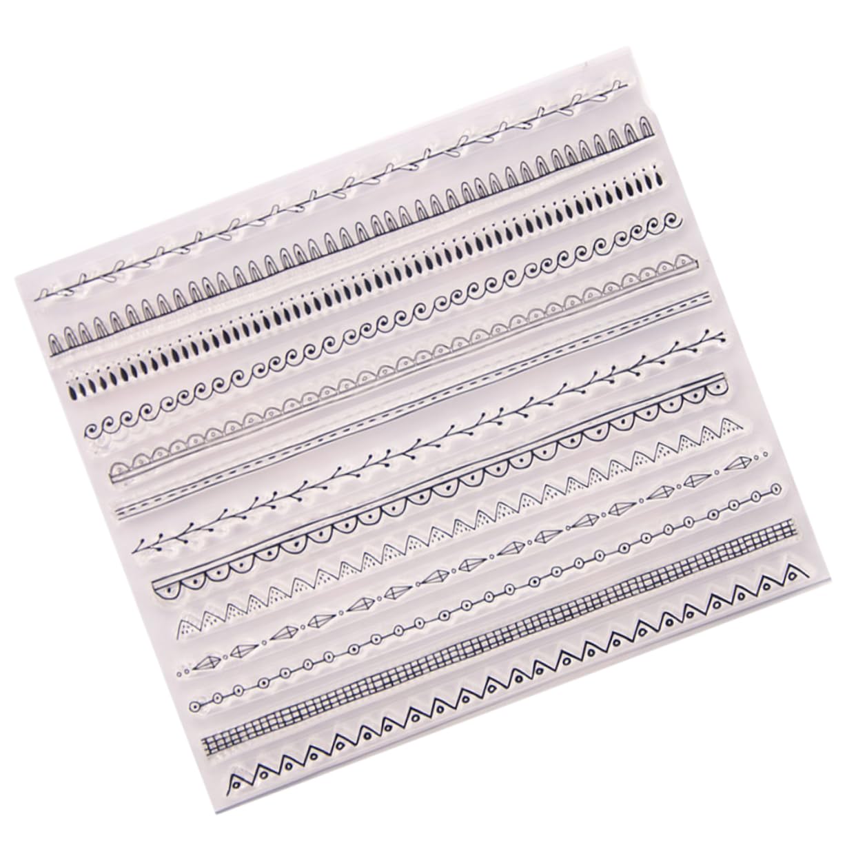 LIGHTAOTAO Stamps for Kids Rubber Stamp Collection Flower Clear Rubber for Crafting Ink Stamps Scrapbooking Stamps Silicone Stamps Transparent Stamps Seal Card Template Child Acrylic Account
