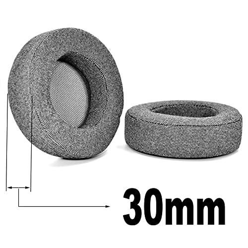 Upgrade Virtuoso XT Thicker Earpads - Replacement Ear Cushion Compatible with Corsair Virtuoso RGB Wireless SE Gaming, Softer Leather,High-Density Noise Cancelling Foam, Added Thickness Gray
