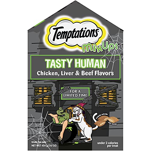 Temptations MIXUPS Tasty Human, Chicken, Liver & Beef Flavors, 16 oz. Pouch