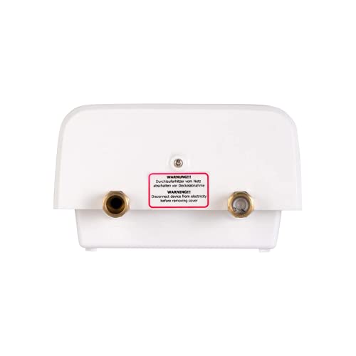 MAREY Power Pak 12 kW Electric Tankless Water Heater, White, Small