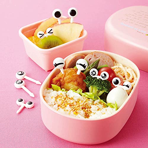 GOTOUCHI Food Picks Bento Lunch, Mini Container, Soy Sauce Case Container with Dropper - 4 Kinds Set Bento Box Accessories (Animals)