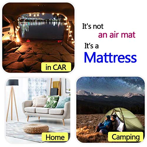 UILB Self Inflating Camping Mattress 2.7 Inches Thickness Automatic Car Mattress Double Oversize Bed Travel,Camping,SUV,MPV Home Guest (2021 Upgrade)