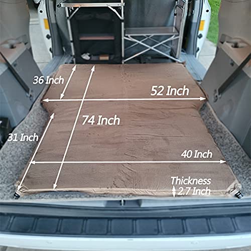 UILB Self Inflating Camping Mattress 2.7 Inches Thickness Automatic Car Mattress Double Oversize Bed Travel,Camping,SUV,MPV Home Guest (2021 Upgrade)
