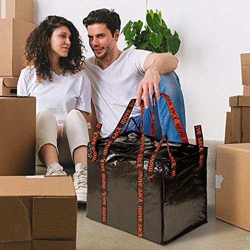 Move Sack® All-Purpose Moving Bag - Transport, Storage, Packing, Travel, College, Laundry - Moving Boxes - Garment Bags - Moving Organizer Essentials - Holder Tote Bag with Zipper