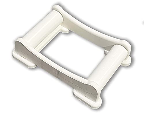 Universal Filament Holder Roller, Smooth Roll Operation, Fits Nearly Any Size/Type of 3D Printer Filament Roll (White)