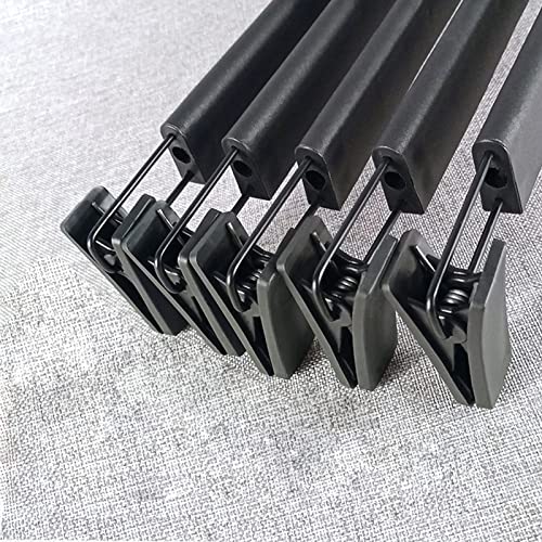 DETHUA 10 Pcs Clip Adjustable Multifunctional Plastic Pants Hangers Travel Laundry Hanging Clip for Shoe Hat Clothes Jeans