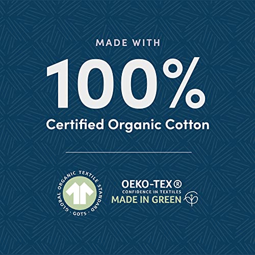 Amazon Aware 100% Organic Cotton 300 Thread Count Duvet Cover Set - Blush, King