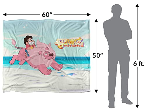 Steven Universe Steven and Lion Officially Licensed Silky Touch Super Soft Throw Blanket 50" x 60"