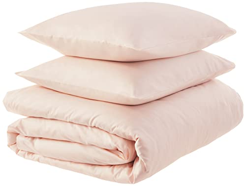Amazon Aware 100% Organic Cotton 300 Thread Count Duvet Cover Set - Blush, King