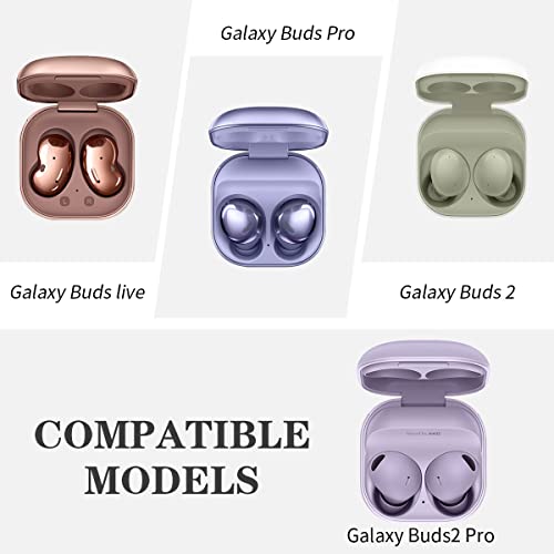 [2Pack]Cover Case for Galaxy Buds Pro (2021)/Galaxy Buds Live (2020),Cute 3D Cartoon Anime Silicone Protective Cover Ear Stitch Blue & New Star Kabi Cover for Samsung Galaxy Buds 2(2021) Charging Case