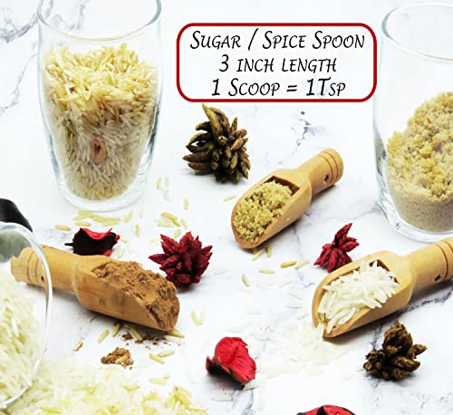Olive Wood Honey Dipper Stick - Set of 3 (5β/7β/9β) & 1 Wooden Spoon, Use Honey Sticks for Tea & as Honey Server, Honey Dripper, Honey Spoon, Honey Drizzler, Honey Stirrers for Tea