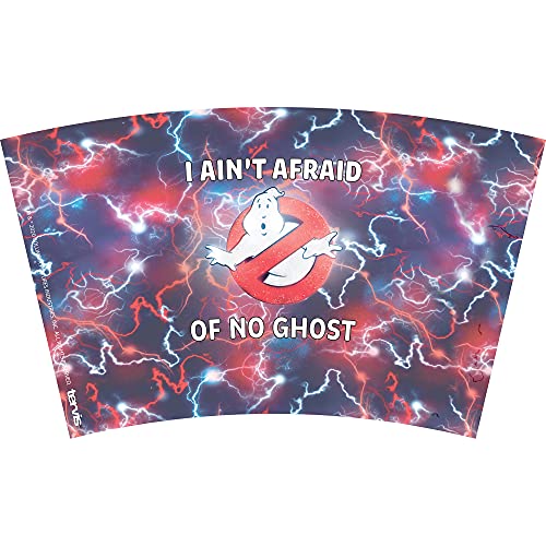 Tervis Ghostbusters I Ain't Afraid Made in USA Double Walled Insulated Tumbler Travel Cup Keeps Drinks Cold & Hot, 16oz, Clear