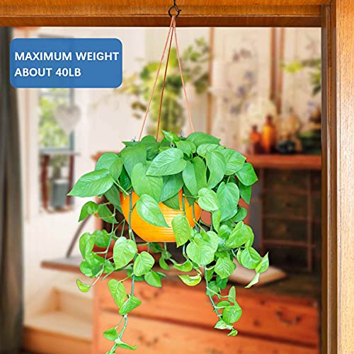 20 Pack Q-Hanger Hooks, Safety Screw Hook with Safety Buckle for Hanging Outdoor Indoor Wire Fairy Lights Christmas Party Decor, Include Wing Nut Driver