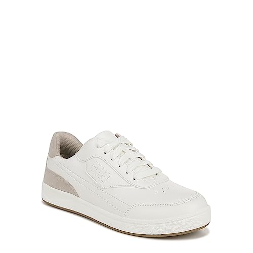 Dr. Scholl's Shoes Womens Dink It Lace Up Sneaker Bright White Smooth 8 M