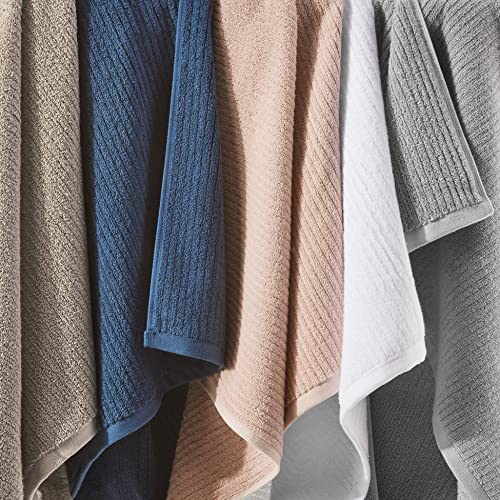 Amazon Aware 100% Organic Cotton Plush Bath Towels - 6-Piece Set, Taupe