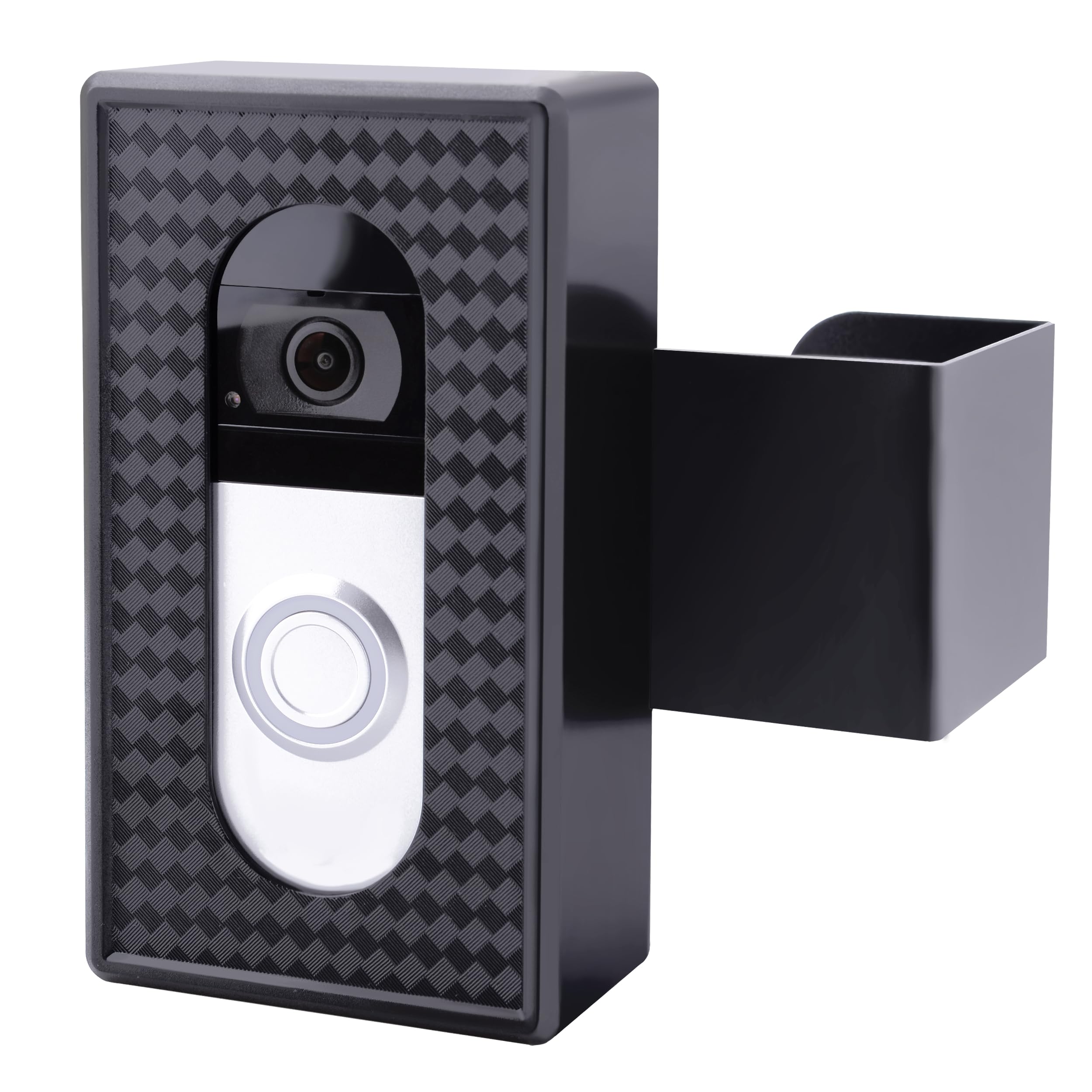 HTCELLE Anti-Theft Video Doorbell Mount, No Drill Ring Doorbell Holder for Apartment Hotel Rental Homes, Compatible with Ring Wireless Video Doorbell 4/3/3 Plus/2/1/Pro/2021/(2020 Release)