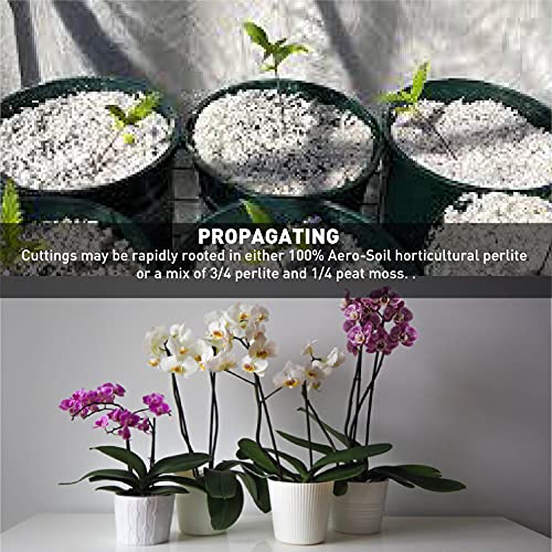 AeroSoil Perlite Horticultural Soil Additive β Potting Soil for Plants β AeroSoil Perlite Horticultural Soil Additive β Potting Soil for Plants β Seed Starter - Coarse 4 CF - Coarse 4 CF