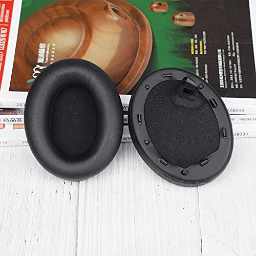 MOLGRIA Upgrade Ear Pads Cushion, Replacement Earpads with Pads Holder for Sony WH-1000XM4 Noise Canceling Headphone (Black)