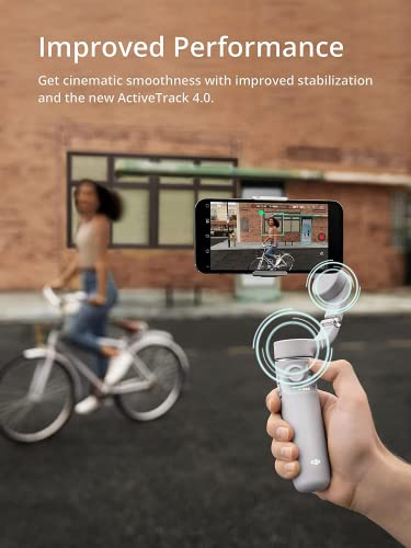 DJI OM 5 Smartphone Gimbal Stabilizer, 3-Axis Phone Gimbal, Built-In Extension Rod, Portable and Foldable, Android and iPhone Gimbal with ShotGuides, Vlogging Stabilizer, YouTube TikTok Video, Gray