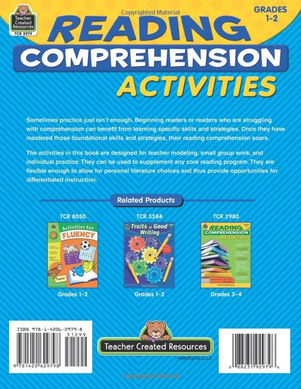 Reading Comprehension Activities Grade 1-2