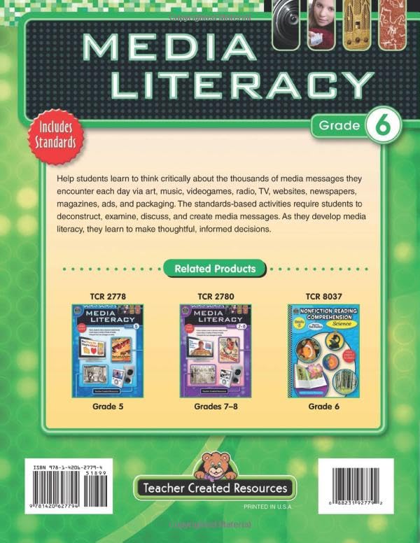 Media Literacy Grade 6: Grade 6