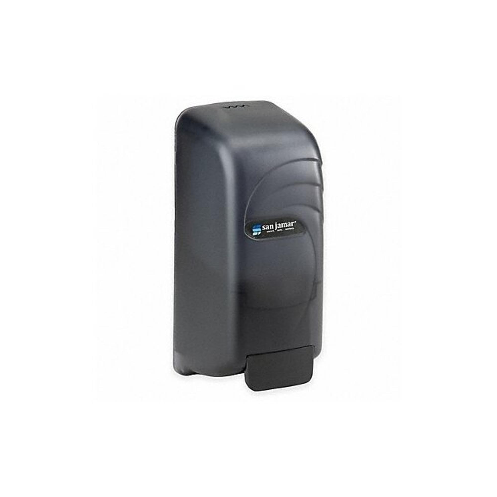 San Jamar S890TBK Oceans Universal Liquid Soap Dispenser, 4 1/2 x 4 3/8 x 10 1/2, 800mL, Black