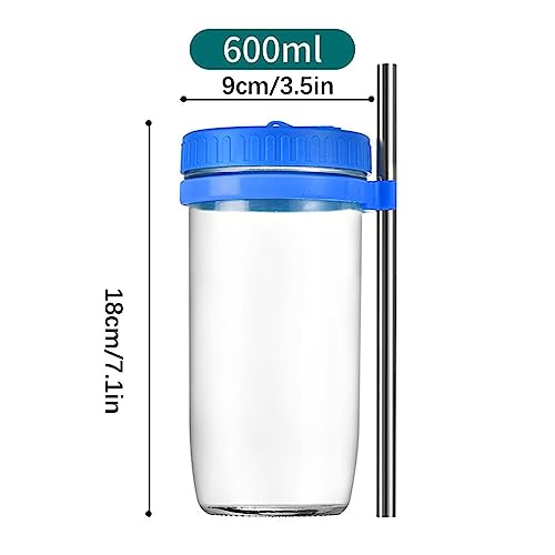 4 Set Can Shaped Glass, Drink Cups With Lids And Straws, Iced Coffee Cups Reusable Drinking Glasses Beer Can Glasse, Cute Tumbler Cup For Homes, Kitchens, Breweries, Cafes, And Restaurant