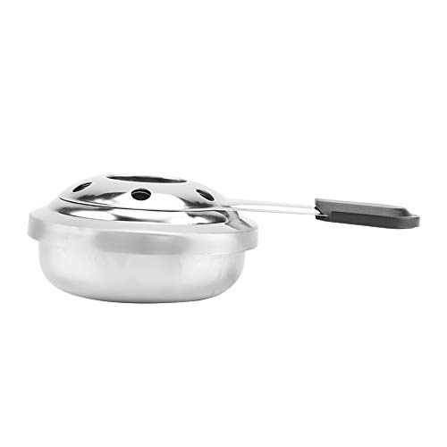 Srliya Mini Alcohol Stove Burner, Portable Stainless Steel Alcohol Stove Burner Outdoor Camping Panic Cooking Pot