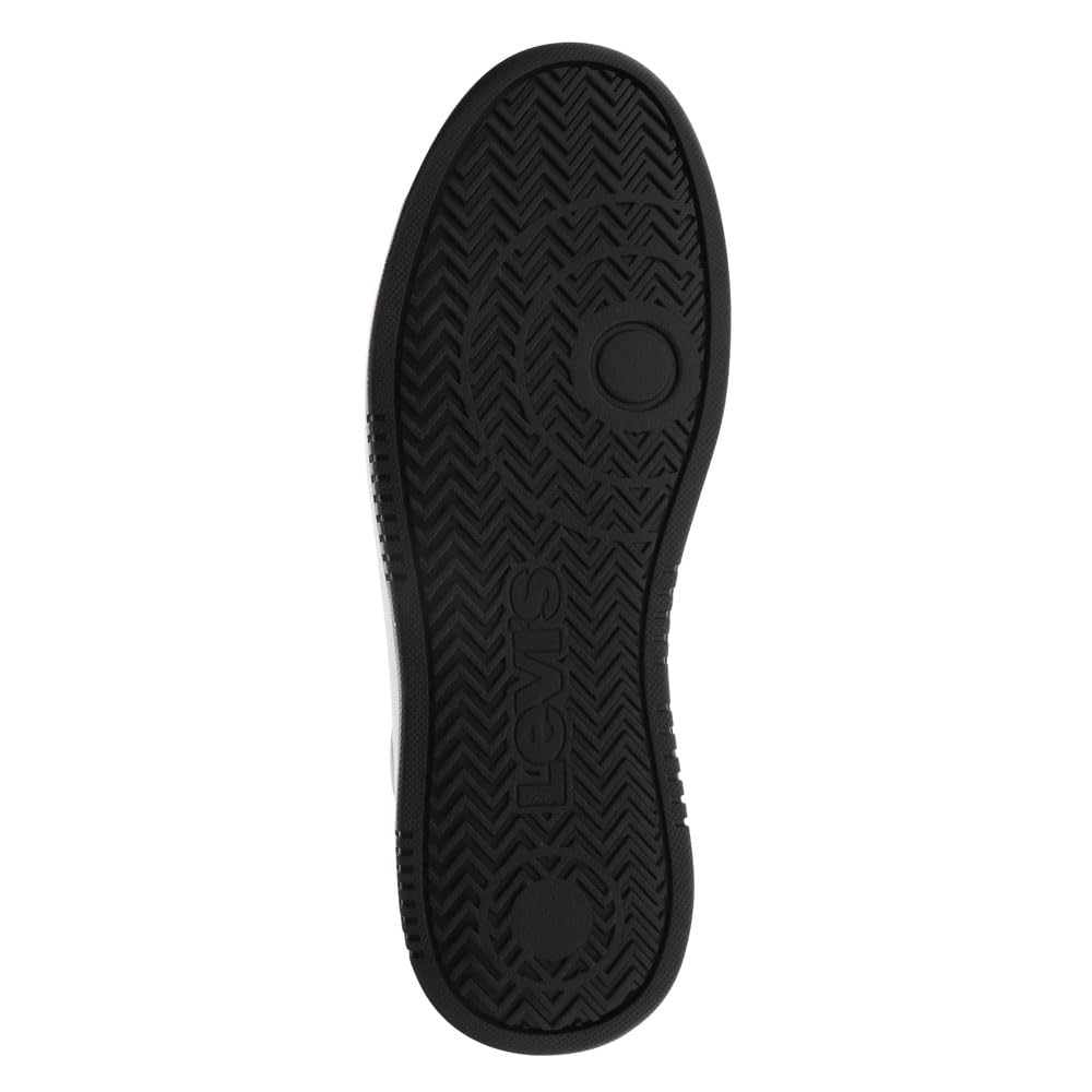 Levi's Men's Drive HI CBL Sneaker, Black/Charcoal, 13