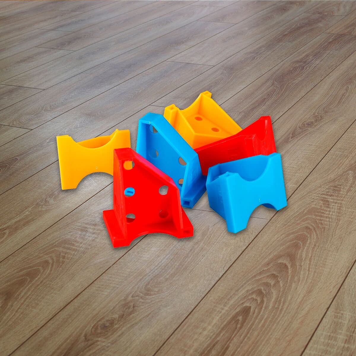 Upgraded Flooring Spacers Kit with 1/4” & 1/3” Gap, Wood Floor Install Tool for Laminate, Vinyl Plank, Floor Installation (1/4‘’ Gap+1/3‘’ Gap, Red, 20)