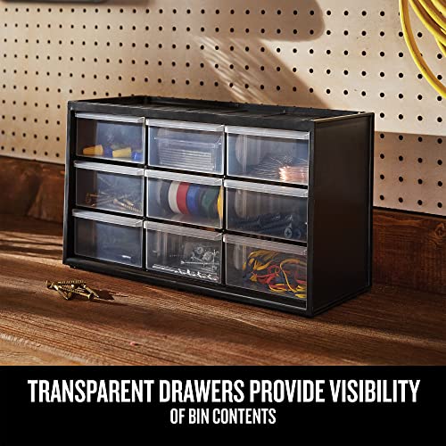 CRAFTSMAN Storage Organizer Bin System, 9 Compartment, Plastic (CMST40709)