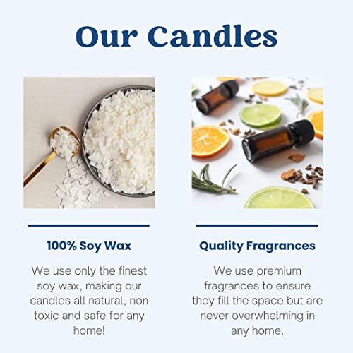 CE Craft Smells Like Bucky Barnes Candle - Midnight Musk Scent - Gift for Her, Prayer Candle, Scented Soy Wax Candle for Home | 9oz Clear Jar, 40 Hour Burn Time, Made in the USA